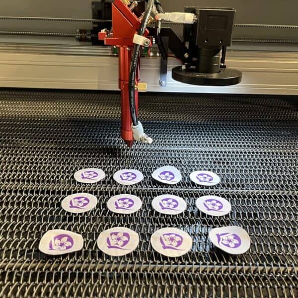 CCD Laser Cutter for Woven Label, Embroidery Patch - RedShift Laser