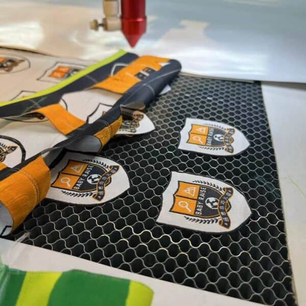 CCD Laser Cutter for Woven Label, Embroidery Patch - RedShift Laser